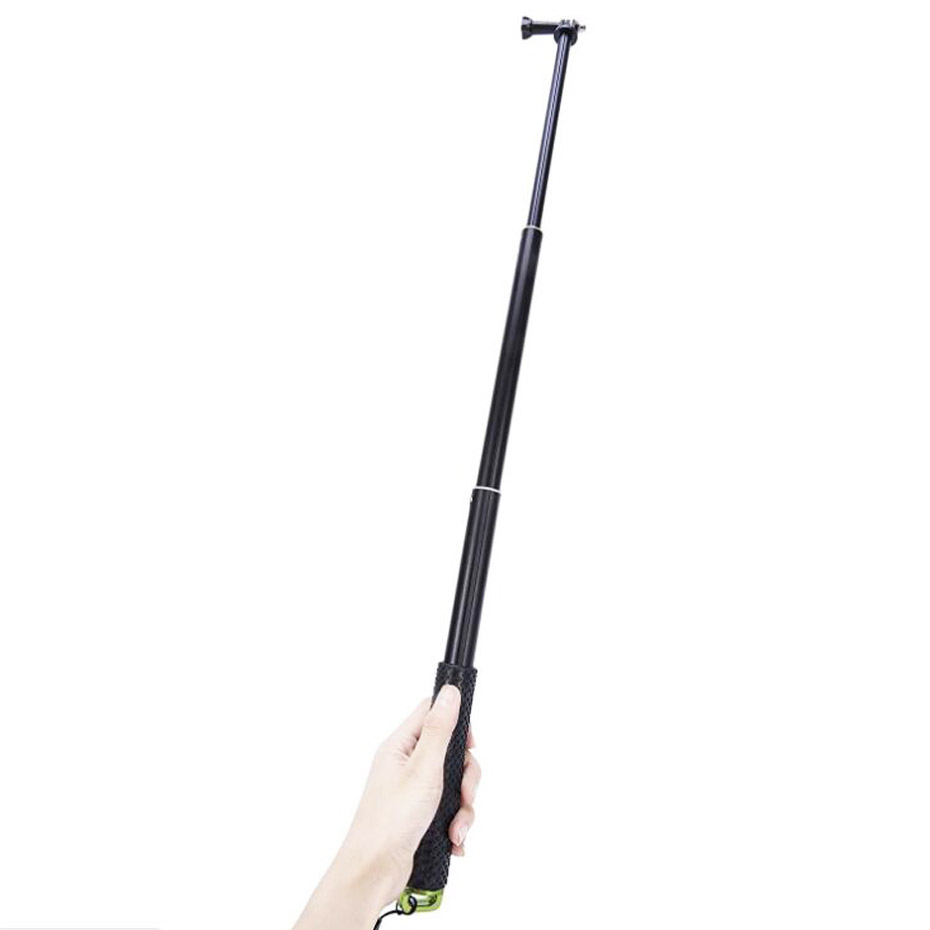 Go Pro Selfie Stick Handheld Extendable Pole Monopod Adapter สำหรับ ...