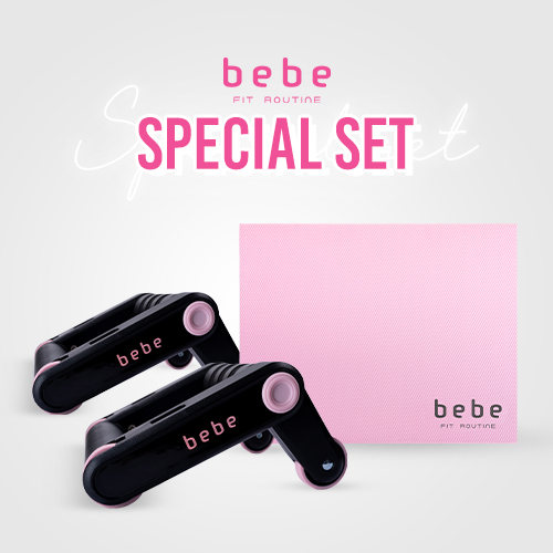 Speacial Set : 2in1 Roller x Handles + Bebe Fit Routine Balance Pad ...