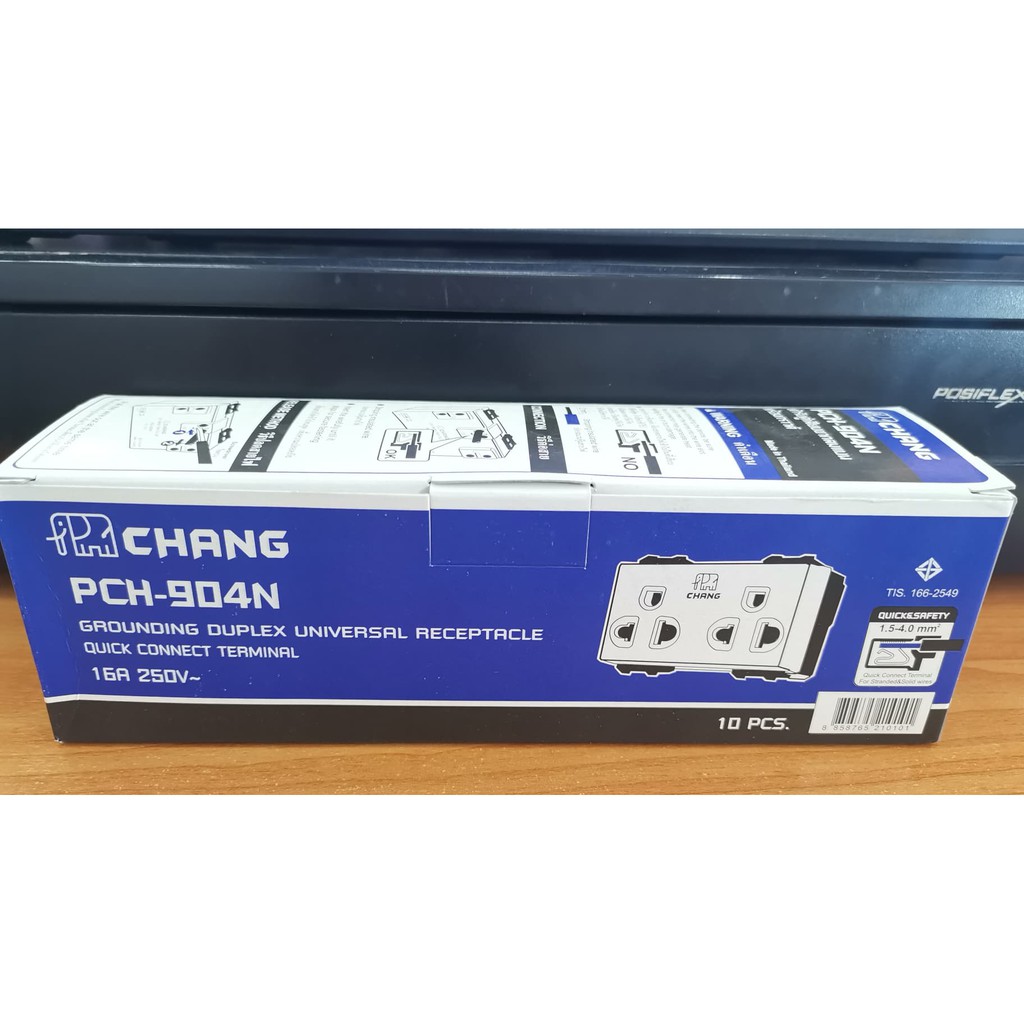 ปลั๊กกราวด์คู่ช้างแท้ใหม่รุ่นเสียบ(ยกกล่อง10ตัว ตกตัวละ45บาท)PCH-904N(งดรับบัตรเครดิต) - จงชัย ...