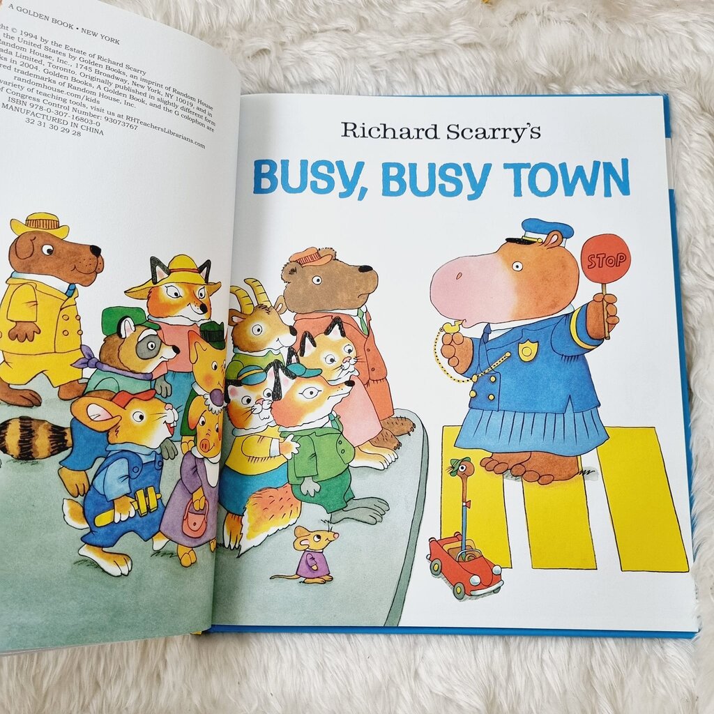 หนังสือ เด็ก Busy Busy Town Hardcover Picture Book 3 March 2003 (Brand ...