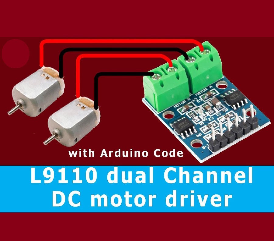 L9110S Dual Channel Motor Driver Module โมดูลขับมอเตอร์ L9110S 2 ช่อง ...