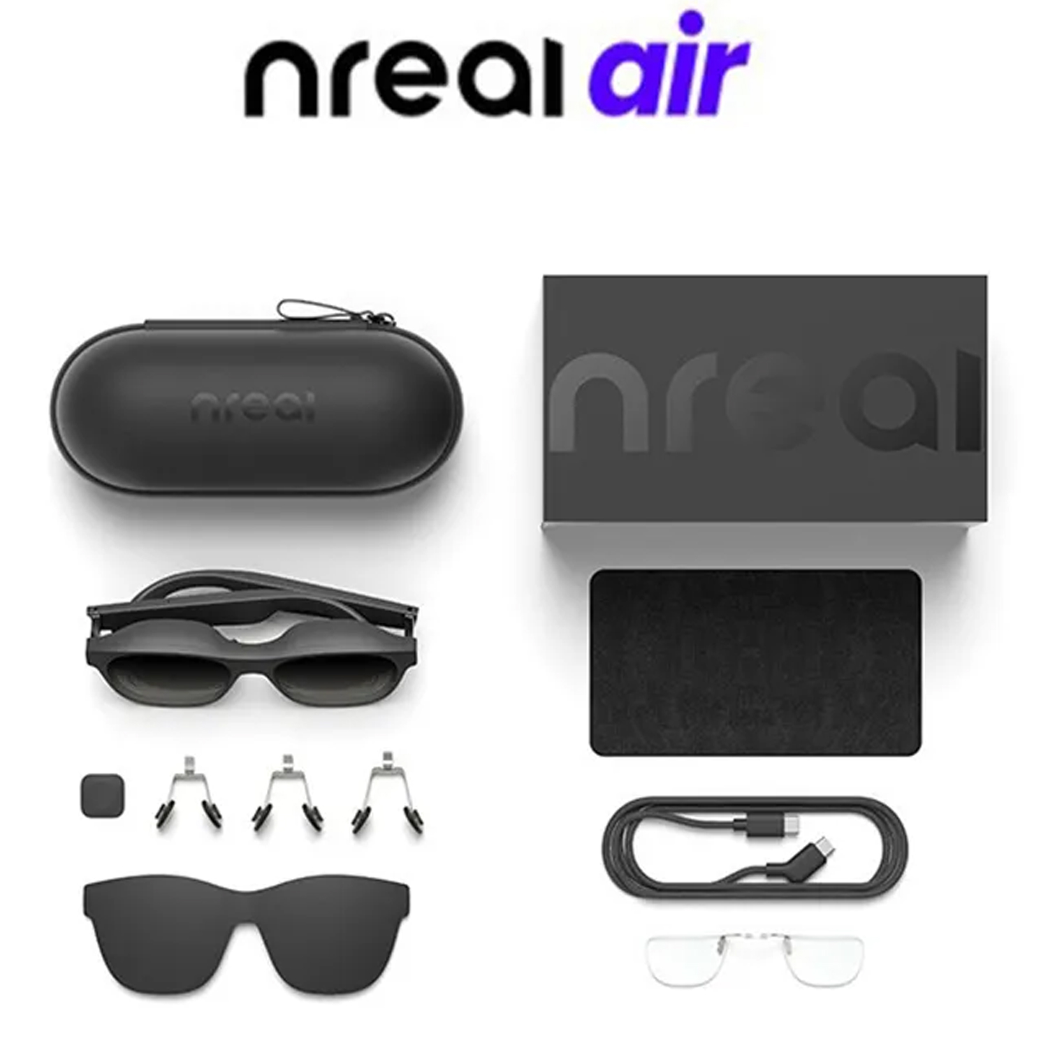 Xreal Nreal air แว่น AR สินค้าตัวเดียวกันนะครับ ความละเอียดสูง แว่นอัจฉริยะ Micro-OLED ภาพและ ...