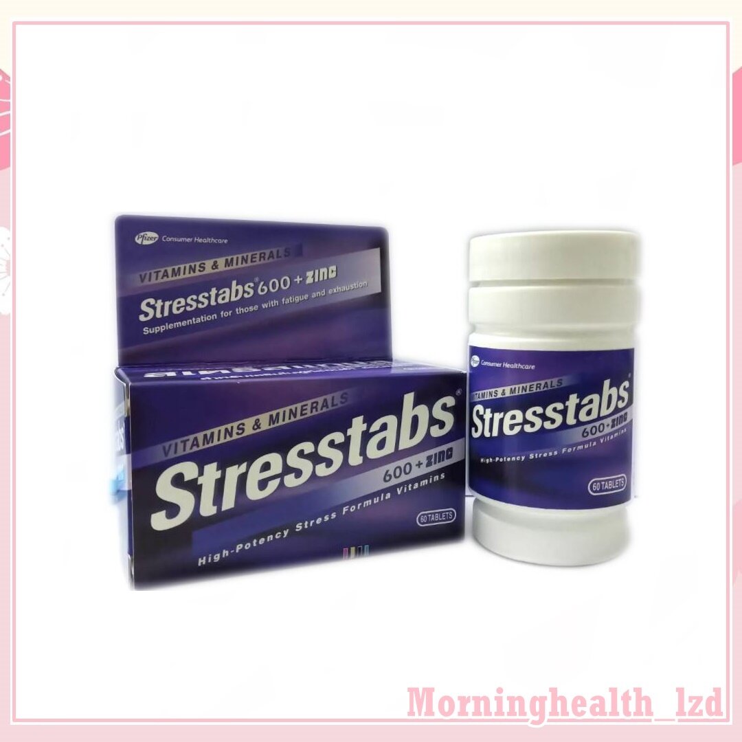 Stresstabs 600Zine 60 เม็ด (1 กล่อง) วิตามินรวม สินค้าใหม่ พร้อมส่งด่วน ...
