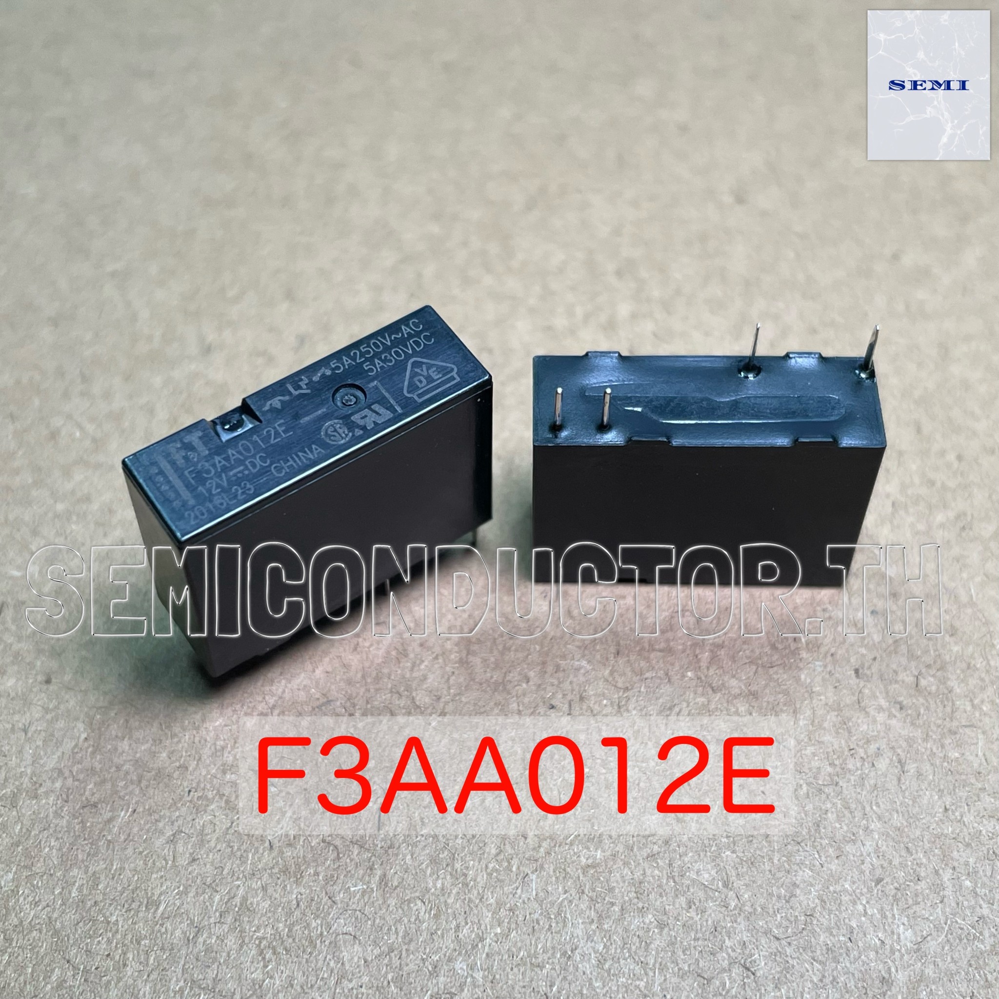 Relay F3AA012E F3AA024E รีเลย์ 12V 24V 4ขา 5A | Lazada.co.th