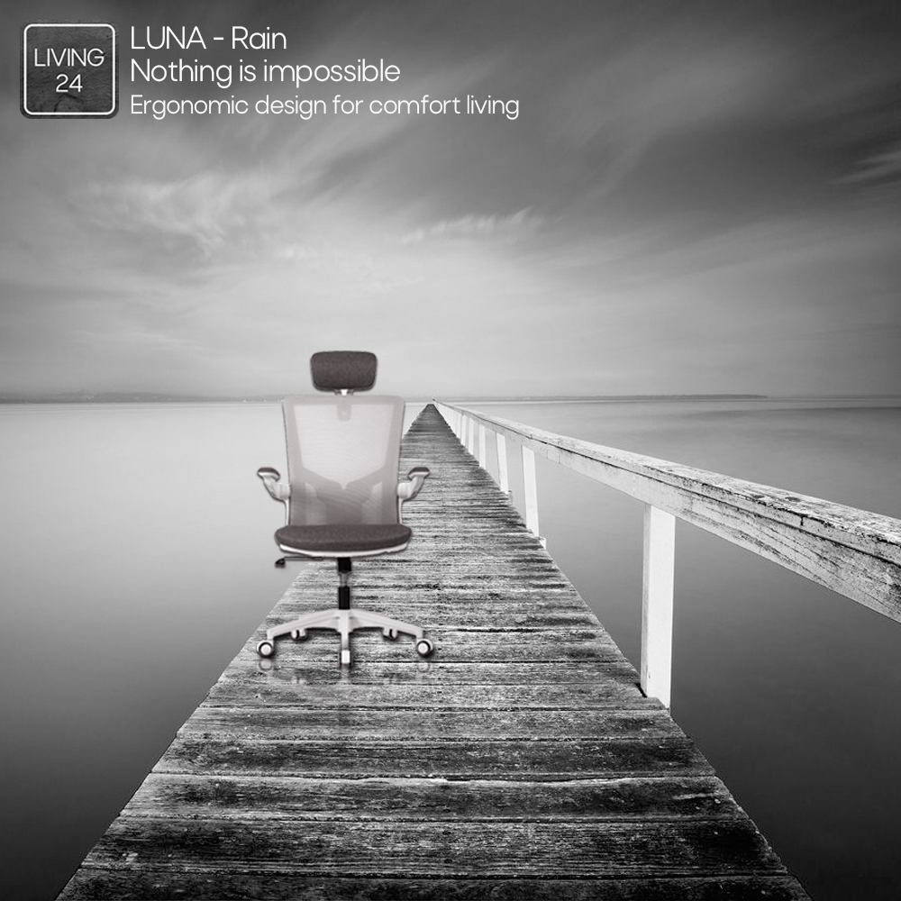 OFFICE CHAIR: LUNA-RAIN, Ergonomic design by Workscape เก้าอี้ทำงาน ...
