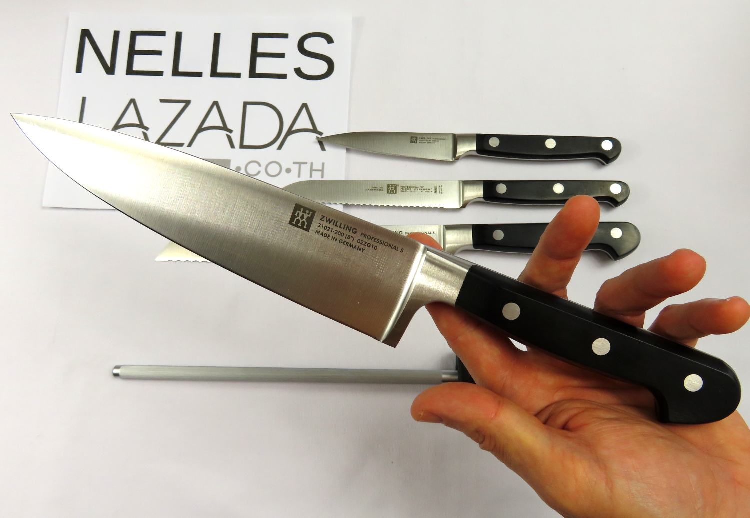 Zwilling knife ชุดมีด พร้อมส่ง ของเเท้100 รุ่น Professional S มีดชุดทำ ...