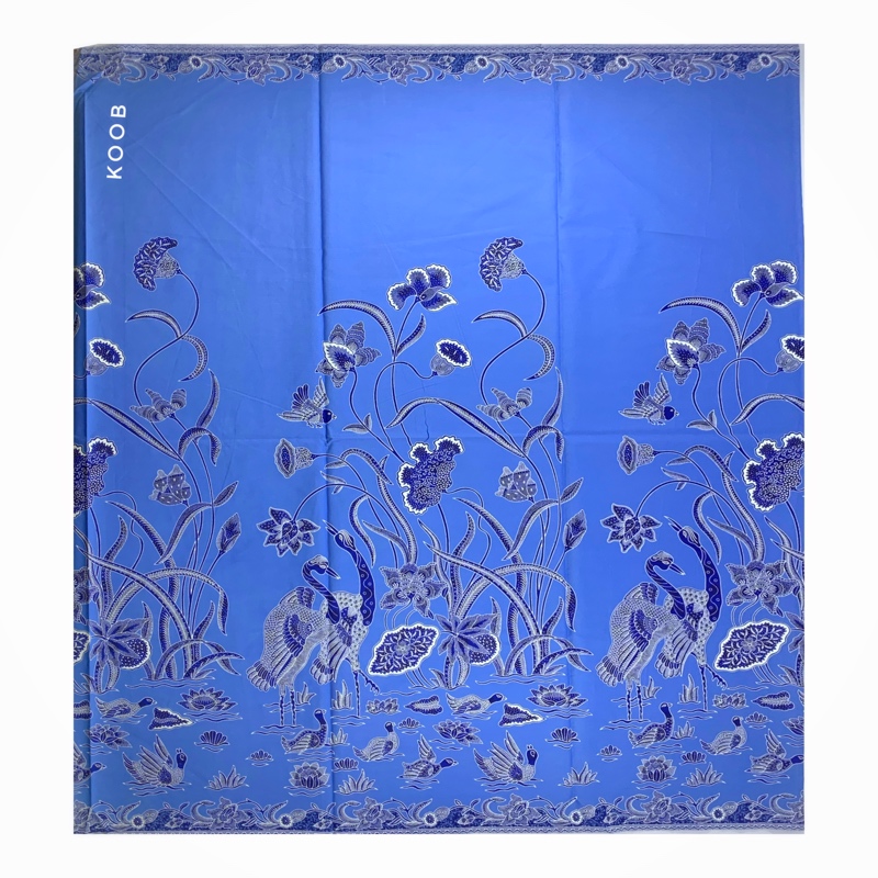 ผ้าบาติก ผ้าถุง ผ้าถุงปาเต๊ะ ผ้าปาเต๊ ผ้าชิ้น ลายดอกไม้ สวยๆ - koob - ThaiPick