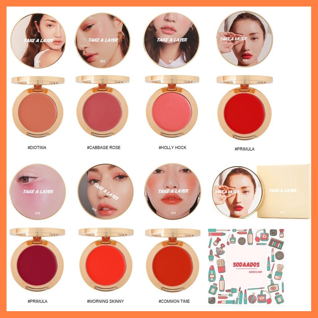ราคาถูกที่สุด 3CE Take A Layer Multi Pot (Scarlet Red Common Time ...