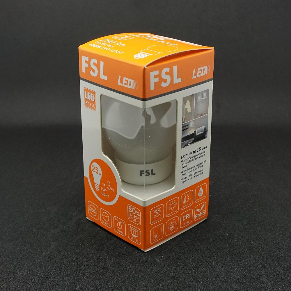 หลอด LED A50 BULB 3W E27 แสงขาว FSL - KTB electric - ThaiPick