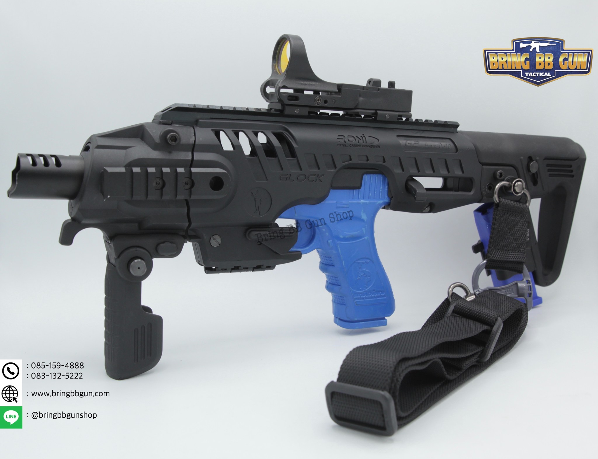ชุดสุดคุ้ม Roni Gen 2 + เรทดอท + สายสะพายปืน ชุดประกอบปืนสั้น Roni Gen ...