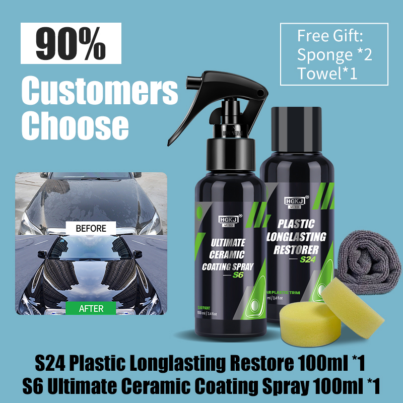Car Plastic Renovation Wax Hydrophobic Liquid Plastic Restorer Back To ...