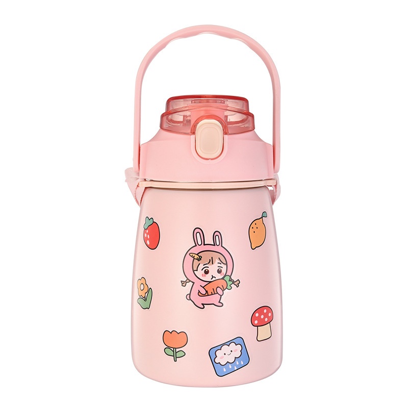 Large-capacity Water Bottle Stainless Steel Children's Vacuum Flask ...