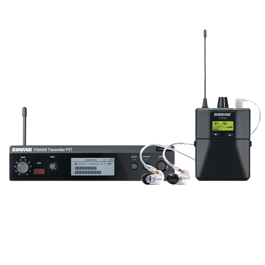 Shure PSM 300 P3TRA215CL Stereo Personal Monitor System - Sweet Music ...