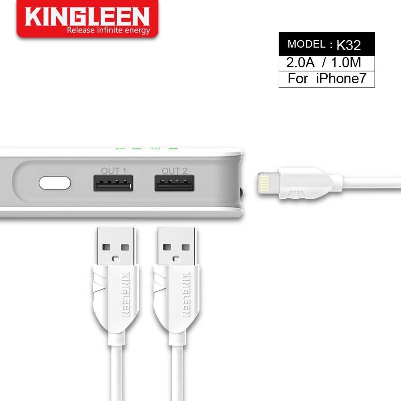 สายชาร์จ K32 สำหรับชาร์จ IPhone6 7 8 plusสายดาต้า สายชาร์จเร็ว USB cable - Top home 1606288667 ...