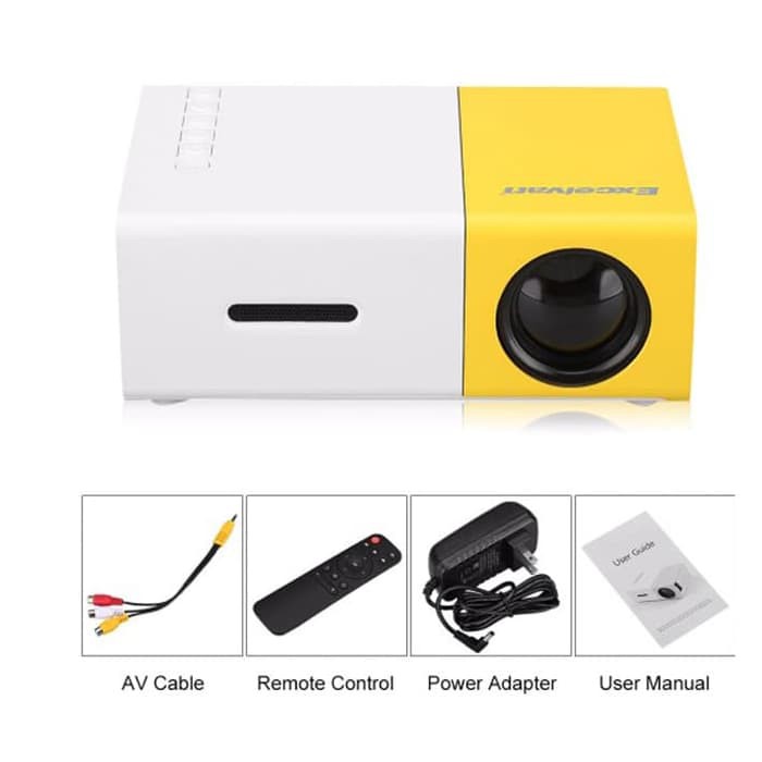 Mini Projector Projector LED P Portabel Mini Projector Bioskop Home ...