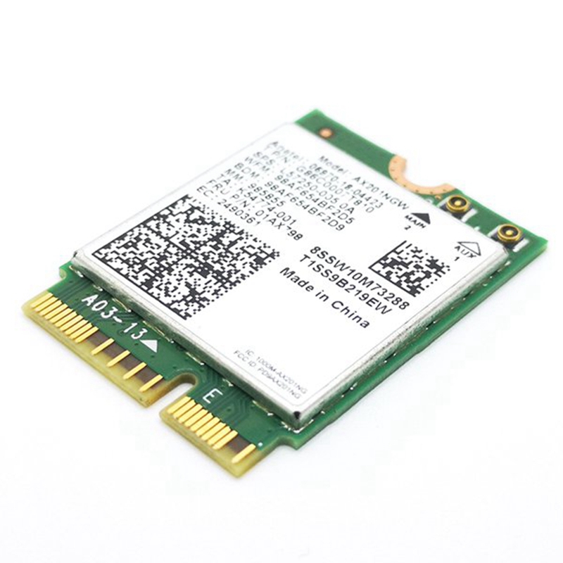 Bluetooth 5.0 Wireless AX201NGW Wifi Desktop Kit IPEX MHF4 U.FL Antenna ...