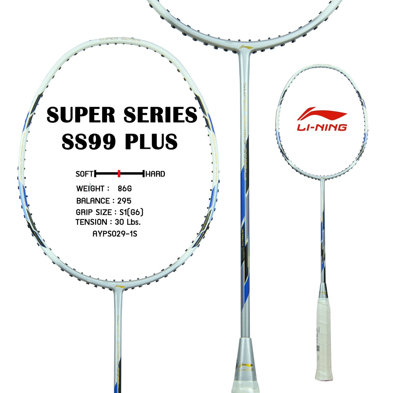ไม้แบดมินตัน LI NING BADMINTON RACKET - Super Series รุ่น SS99 Plus ...