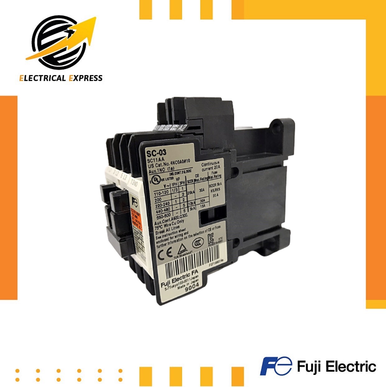 Fuji Electric แมกเนติก คอนแทคเตอร์ รุ่น SC-03 (FUJI Magnetic Contactor ...
