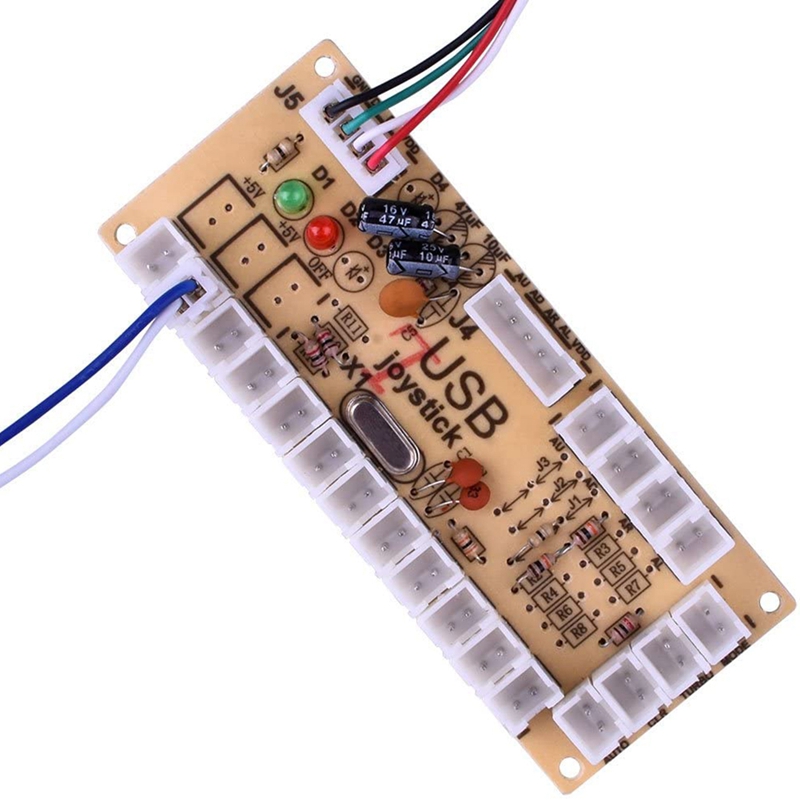 Diy Arcade Joystick Circuit Board USB Gamepad Control Board for Mame ...