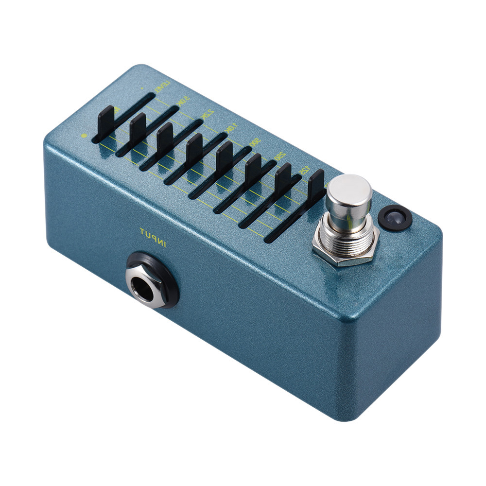 EQ7 Mini Guitar Equalizer Effect Pedal 7-Band EQ Aluminum Alloy Body ...