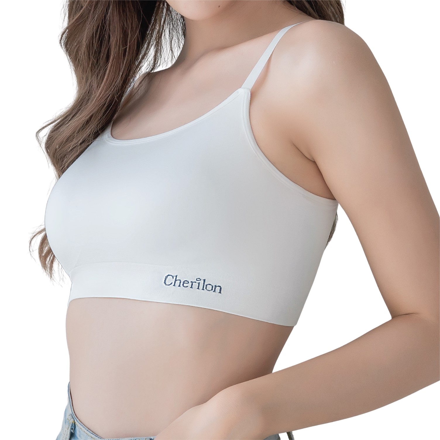 คุ้ม 3 ตัว Cherilon Tee Bra เชอรีล่อน บราไร้โครง เสื้อใน บรา เสื้อครอป สายเดี่ยว เสื้อในดันทรง ...