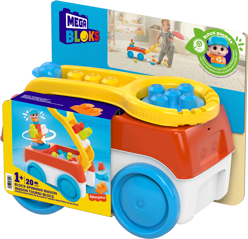MEGA BLOKS Block Spinning Wagon-เมก้า บล็อก เซตรถลาก สปินนิ่งวากอน ...