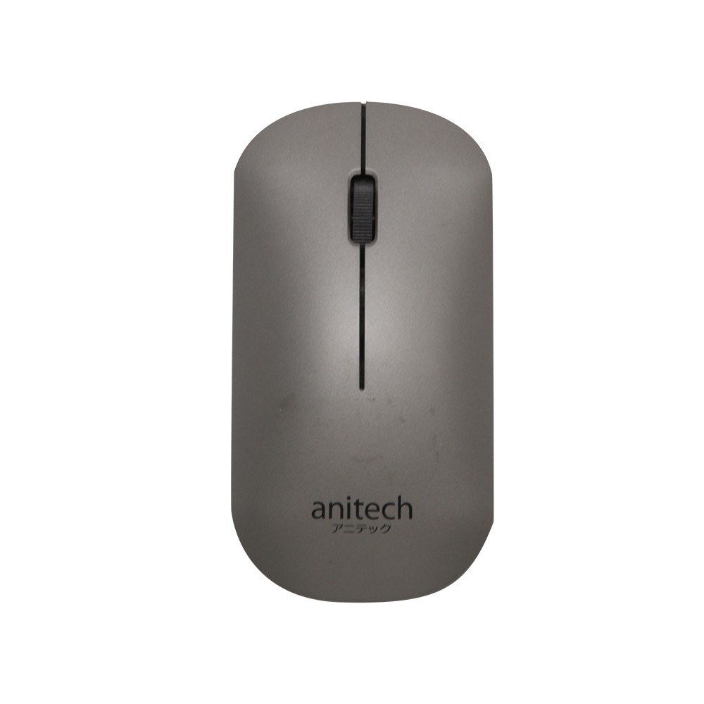 (W232) WIRELESS MOUSE (เมาส์ไร้สาย2ระบบ) Anitech 1200DPI 2.4G+BT เชื่อมต่อได้ทั้ง โน๊ตบุ๊ค หรือ ...