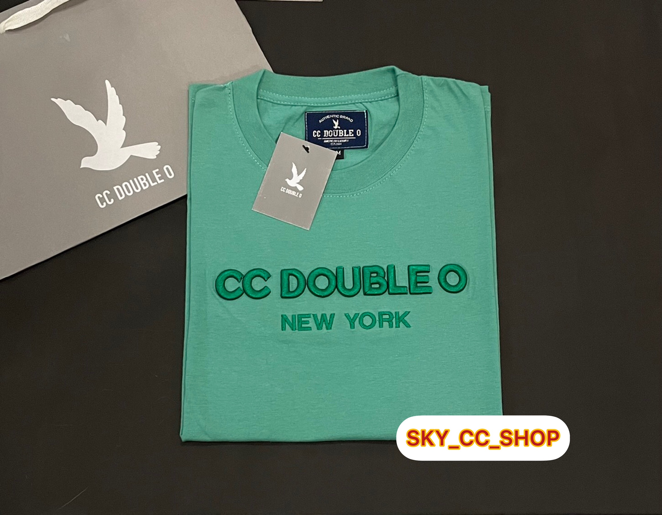 เสื้อยืด????CC-OO งานปัก????Cotton 100% (SMLXL) NO.42 - SKY_CC_SHOP - ThaiPick