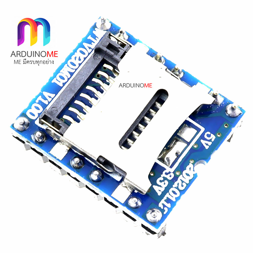 WTV020SD Micro SD Card Music Module - ArduinoME - ThaiPick