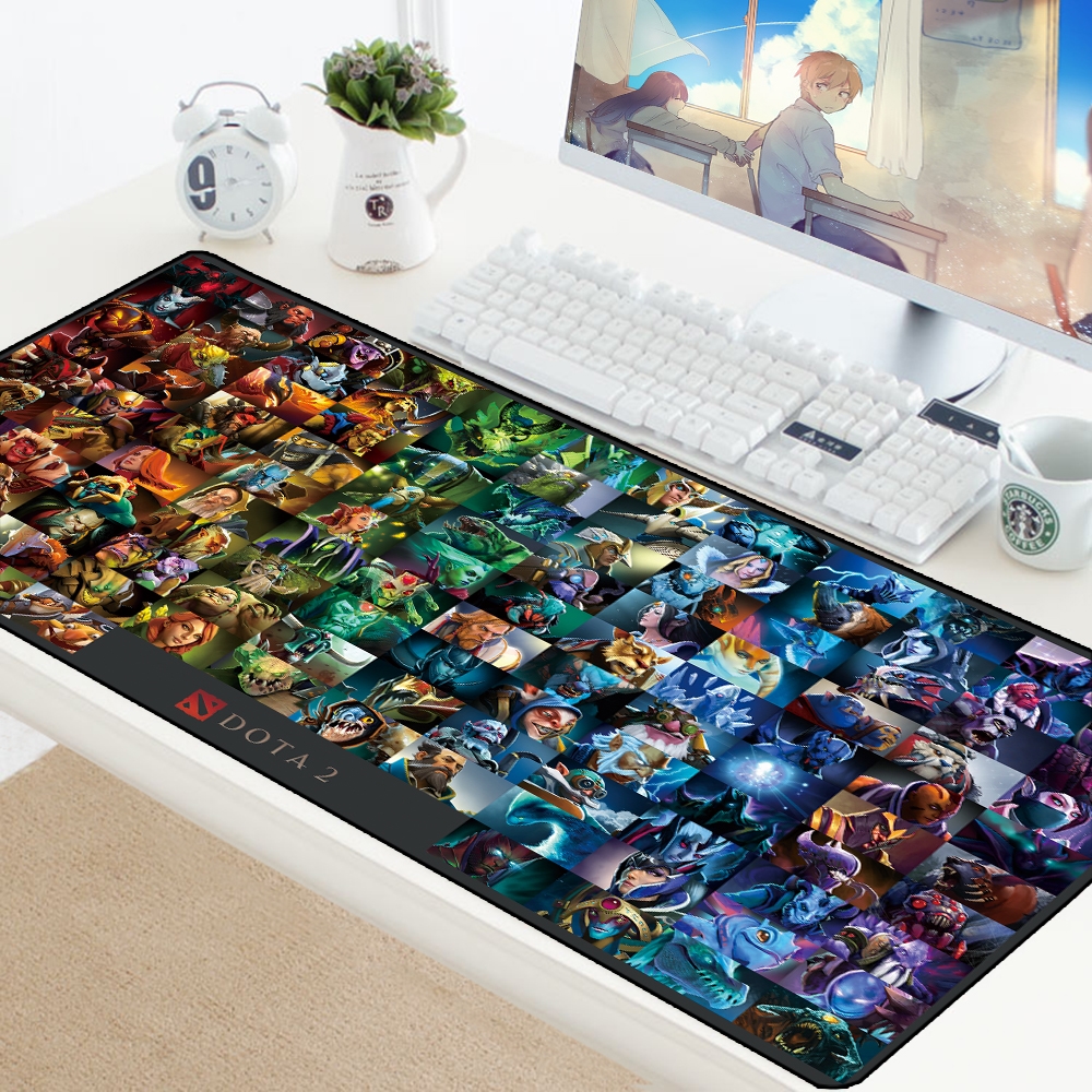 DOTA 2 Gaming Mousepad DOTA LOGO XL Large Mouse Pad Locking Edge Rubber ...