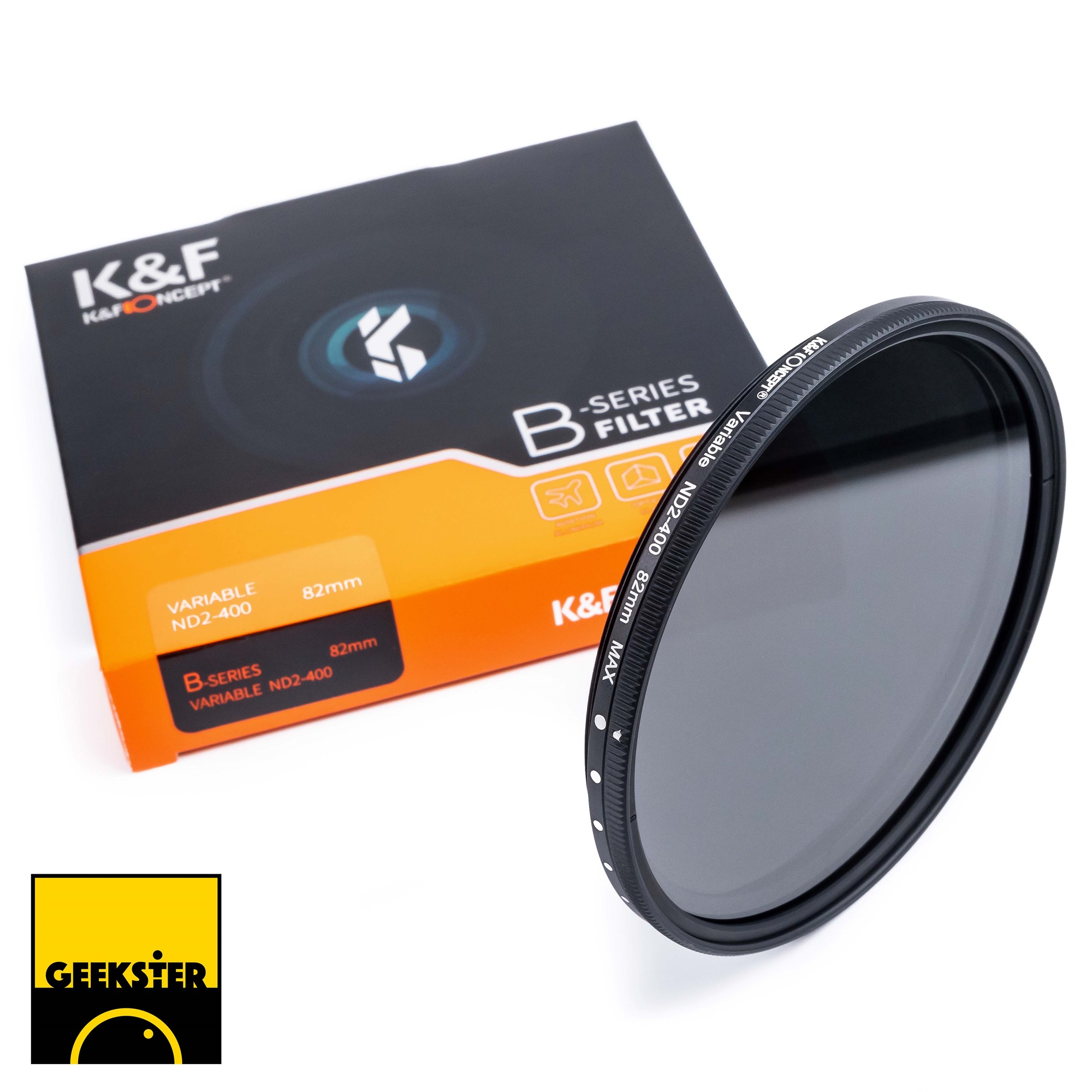 ND Fader ฟิลเตอร์ K&F 1-9 Stop ลดแสง ( ND2 - ND400 ) B-Series Coating / 49mm 52mm 58mm 62mm 67mm ...