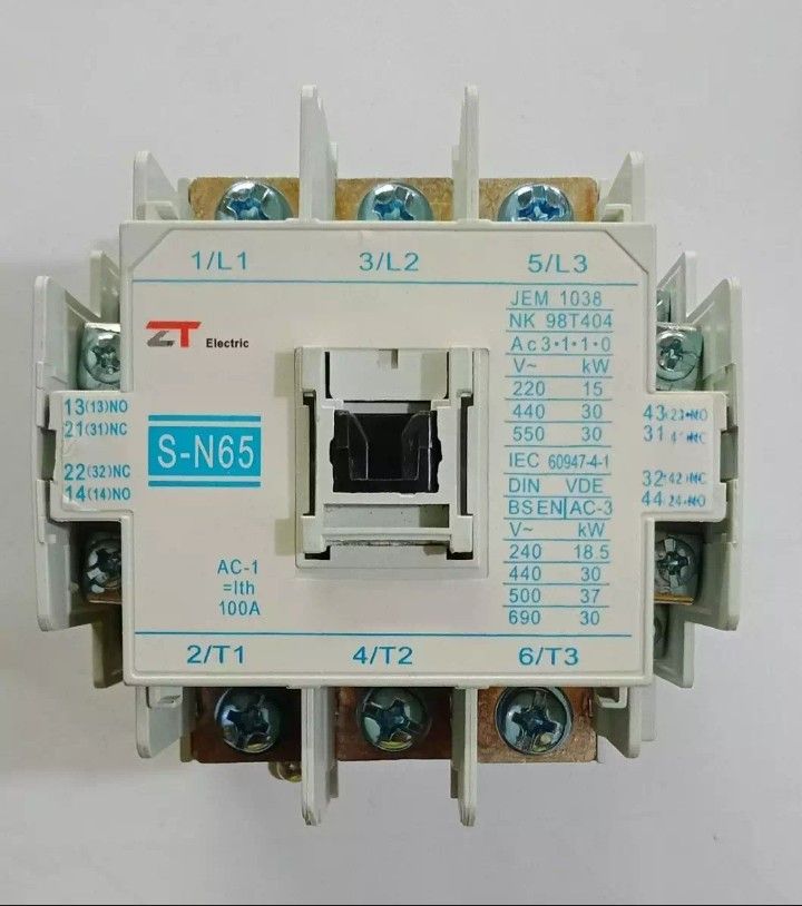 S-N65 แมกเนติกคอนแทคเตอร์ 220V SN-65 ยี่ห้อZT SN65 IN:208-220V สินค้าคุณภาพดีราคาย่อมเยาว์(1ตัว ...