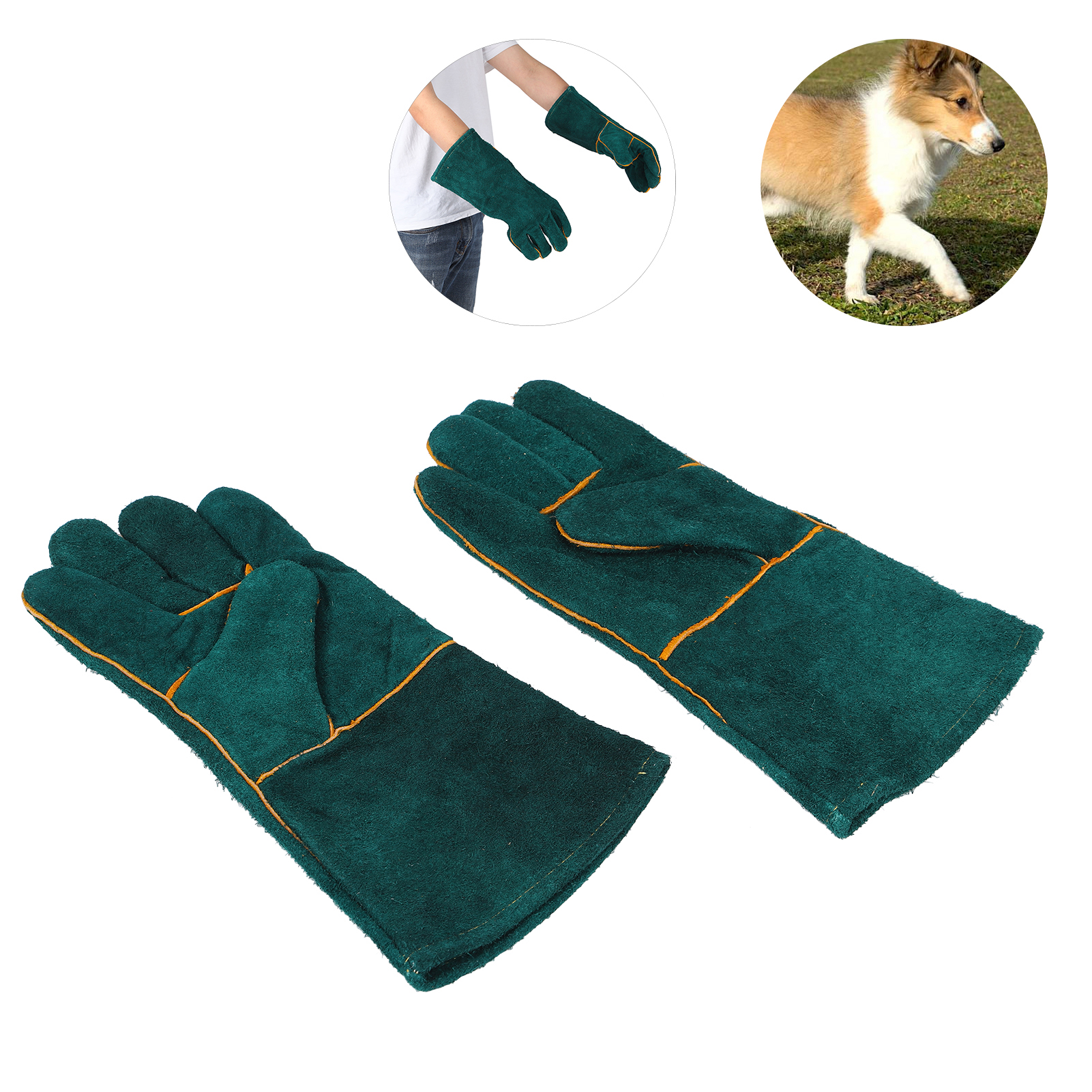 Animal Handling Anti‑Bite Gloves Dog Training Scratch‑Proof Gloves for ...