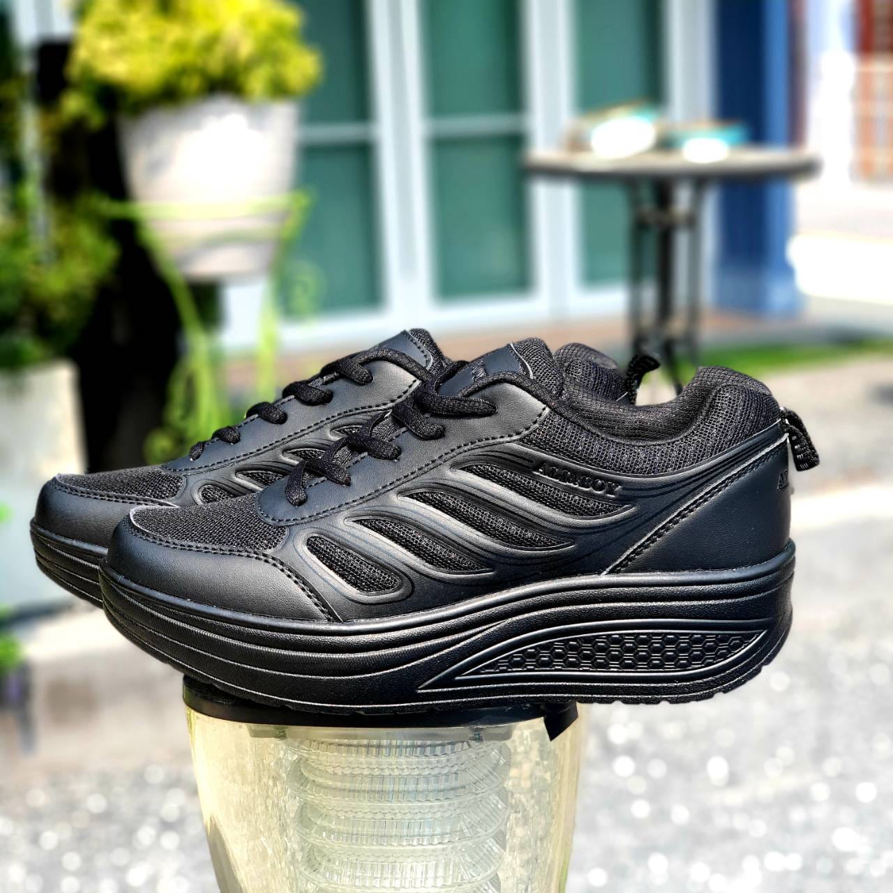 ALI&BOY แบรนด์นำเข้ารองเท้าสปอร์ตผู้หญิง กันลื่น Fitness ใส่นุ่ม เบา ...