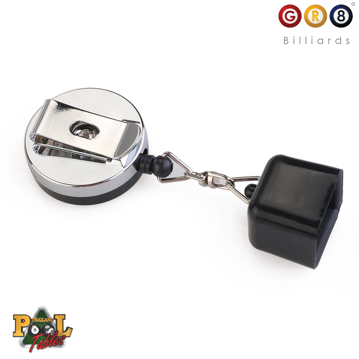 Cue Chalk Holder Retractable - Black - Thailand Pool Tables - ThaiPick