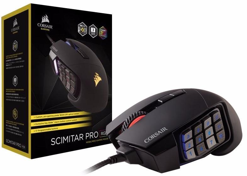 Corsair Scimitar PRO RGB Optical MOBA/MMO Gaming Mouse - MYCOM SEACON ...