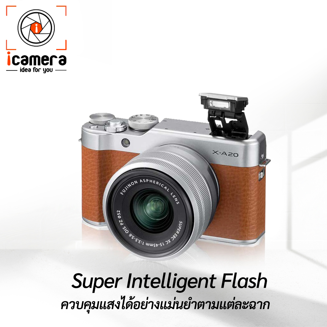 กล้อง Fuji Camera X-A20 Kit 15-45 mm.OIS PZ * ชุดสุดคุ้ม 32GB+กระเป๋า ...