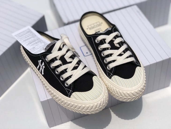 MLB NY Play Ball origin Mule YorK Yankees Shoes Mens and Womens Canvas ...