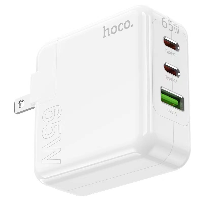Hoco C115 หัวชาร์จ PD65W QC x1 Type-C x2 Dual Port 2PD (2C) Fast Charger Set - Remax Pantip ...