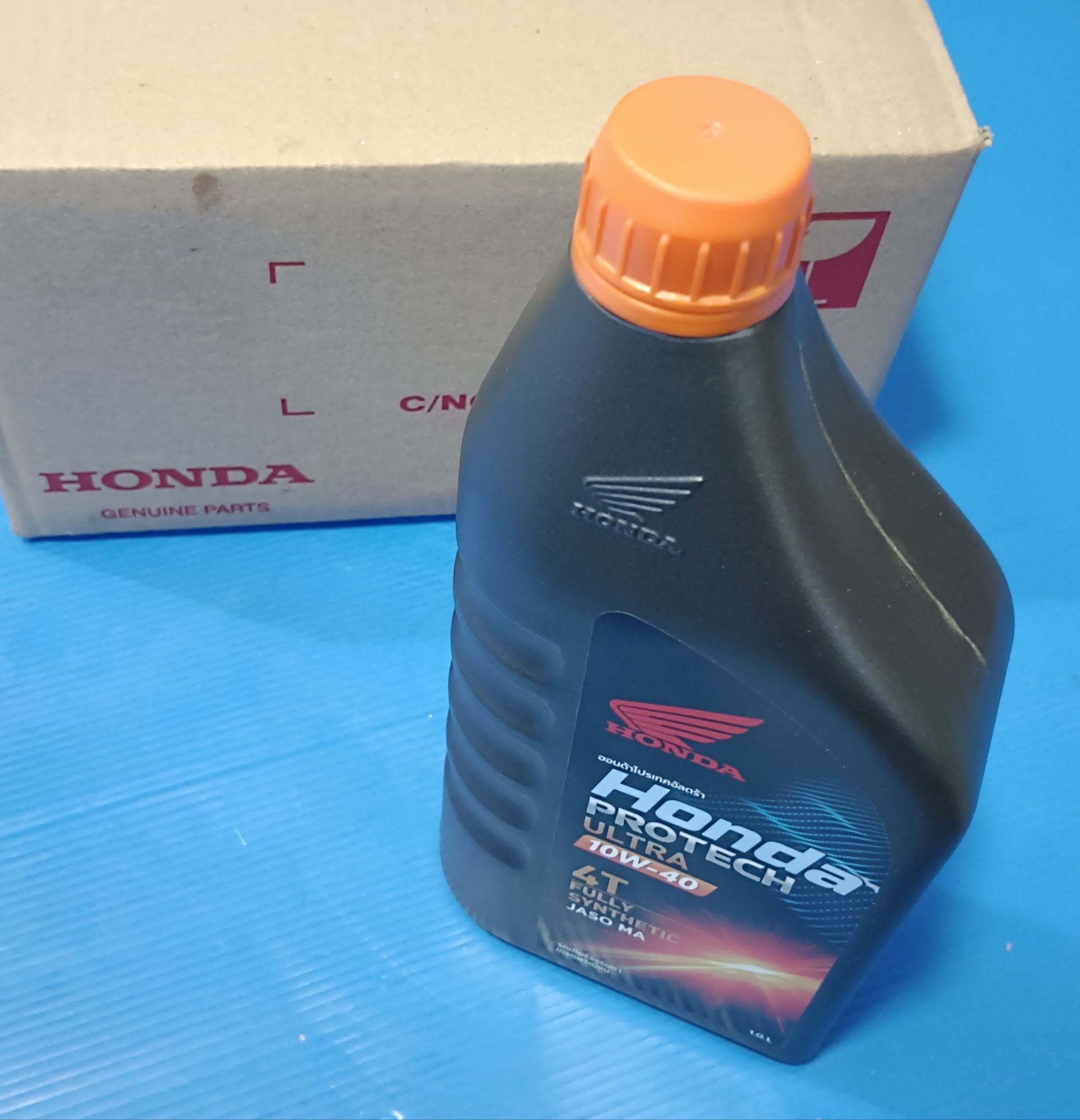 น้ำมันเครื่องสังเคราะห์แท้100% HONDA PROTECH ULTRA MA 10W-40 1 ลิตร ...