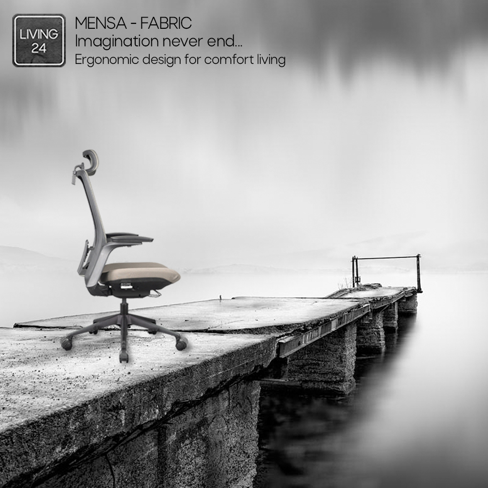 OFFICE CHAIR: MENSA-FABRIC, Ergonomic design by Workscape เก้าอี้ทำงาน ...