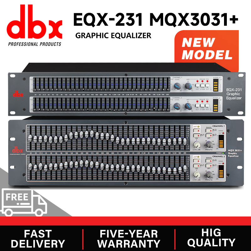DBX EQX231MQX3031 equalizer สามารถกำจัดเสียงรบกวนที่มีความถี่ต่ำได้อย่างมีประสิทธิภาพและลดการ ...