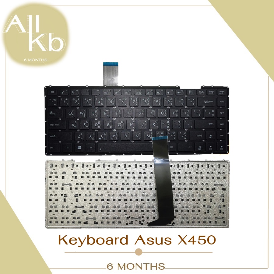 รับประกัน 6 เดือน Keyboard Asus X450 / คีย์บอร์ด เอซุส รุ่น X450 / TH ...