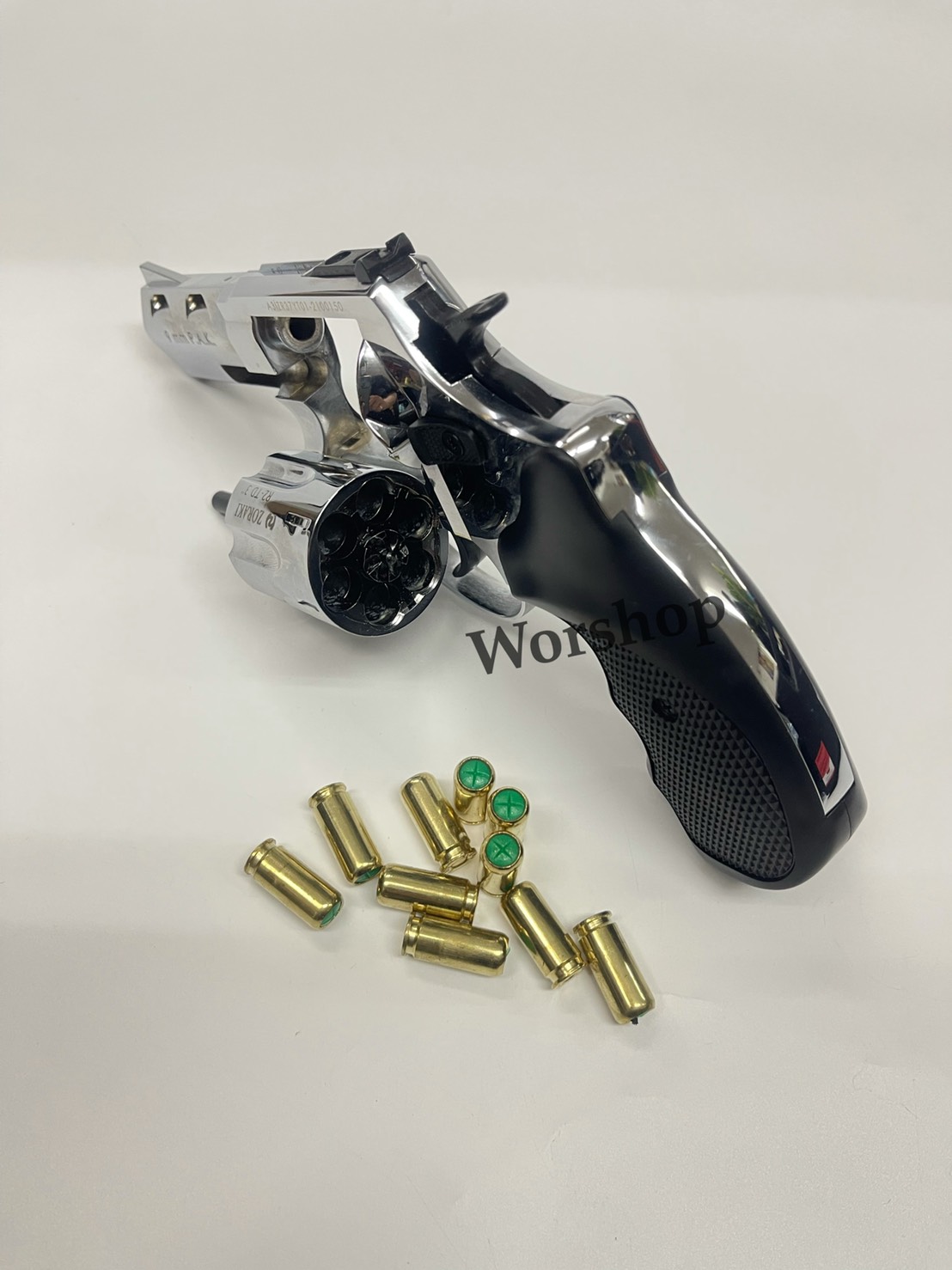 Blank Zoraki Revolver R2 ขนาด 3 นิ้ว สีเงินเงา 9mm P.A.K. เหมาะสำหรับ ...