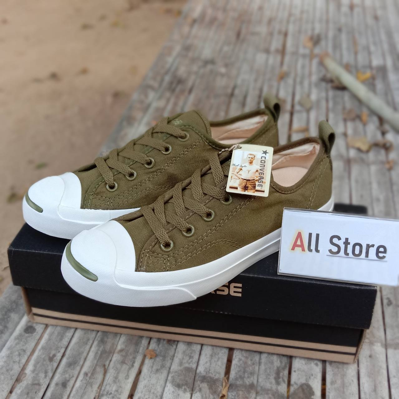 Converse jack purcell play bold ox military รองเท้าสำหรับลูกผู้ชาย ...