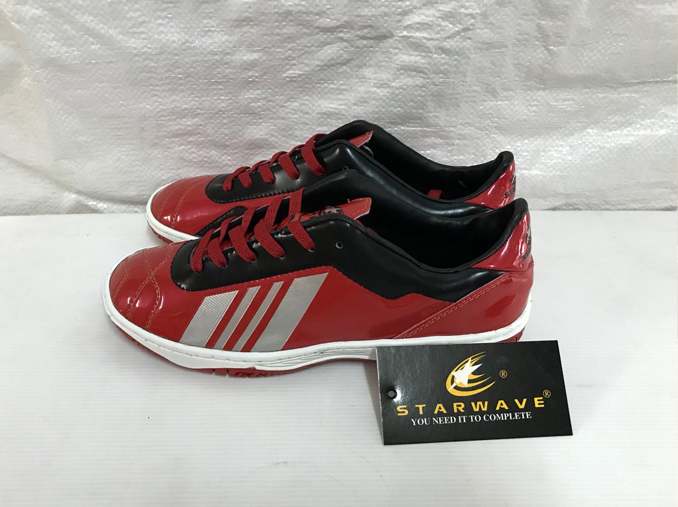 Starwave รองเท้าฟุตซอล (ผู้ใหญ่) Footsal Shoes SF66 เบอร์ 6 - 8.5 สีแดง - PhatShopSports - ThaiPick