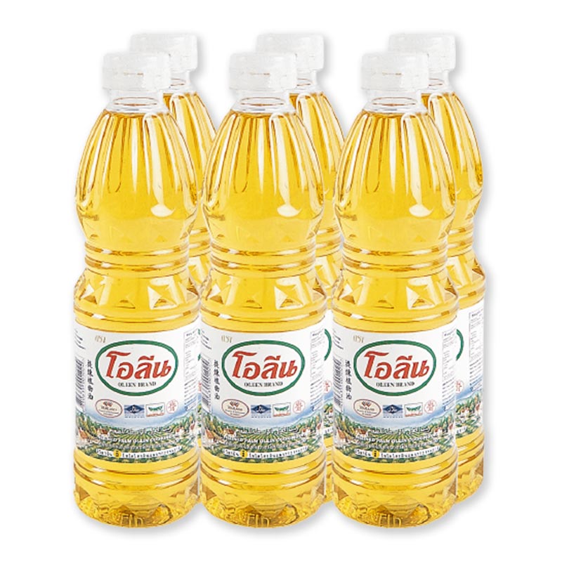 [พร้อมส่ง!!!] โอลีน น้ำมันปาล์ม 500 มล. x 6 ขวดOleen Refined Palm Olein ...