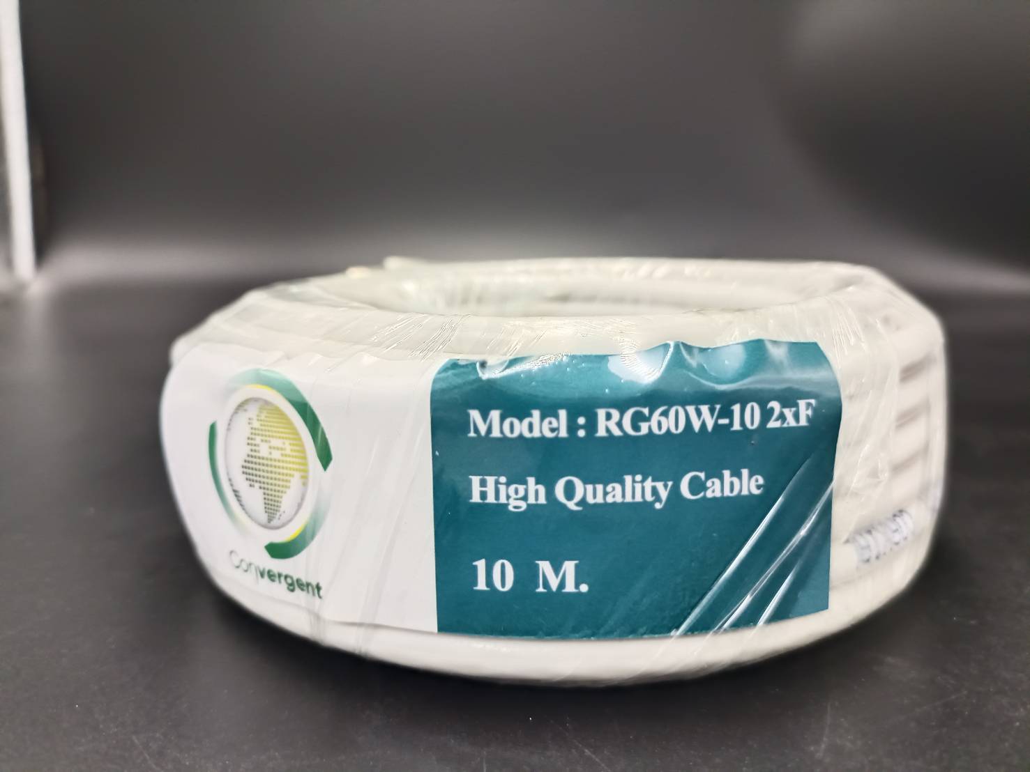 สายอากาศ RG6 ขนาด 10 เมตร (สีขาว) สำหรับเสาอากาศดิจิตอลทีวี - Time ...