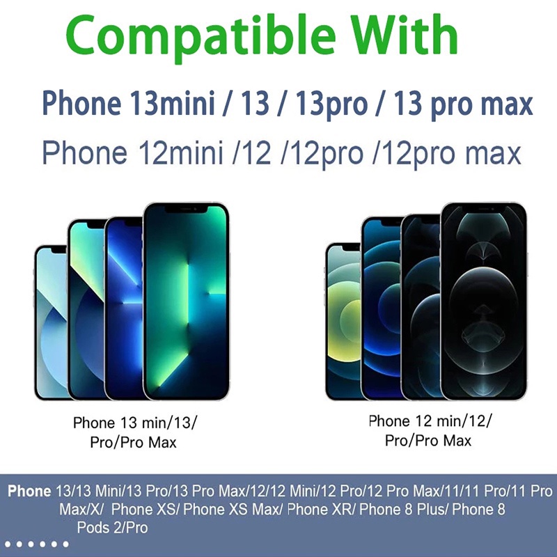 Charging line ที่ชาร์จแม่เหล็กไร้สาย 15W Qi สําหรับ 12 11 Pro Max Mini ...