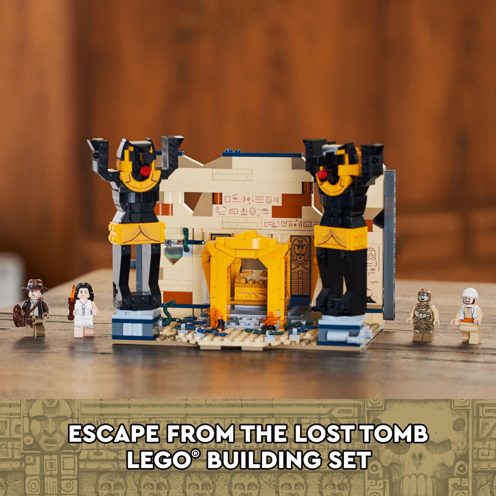 LEGO Indiana Jones 77013 Escape from the Lost Tomb Building Toy Set ...